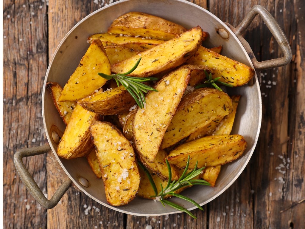 Gebakken Potatom-aardappelen met rozemarijn recept - Vreugdenhil Young ...